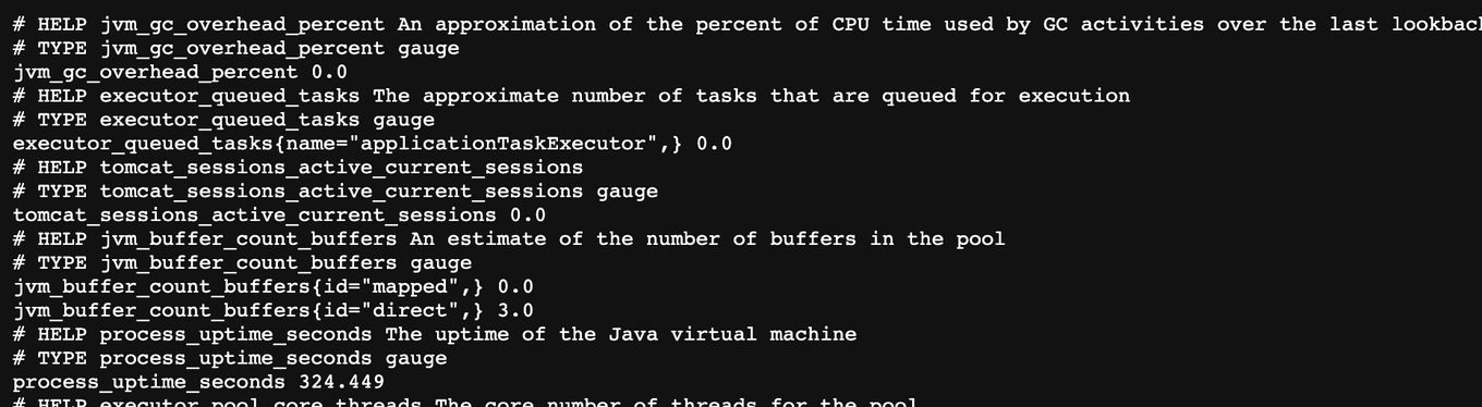 Spring Boot Actuator, Prometheus, Grafana를 사용한 스프링부트 모니터링 환경 구축